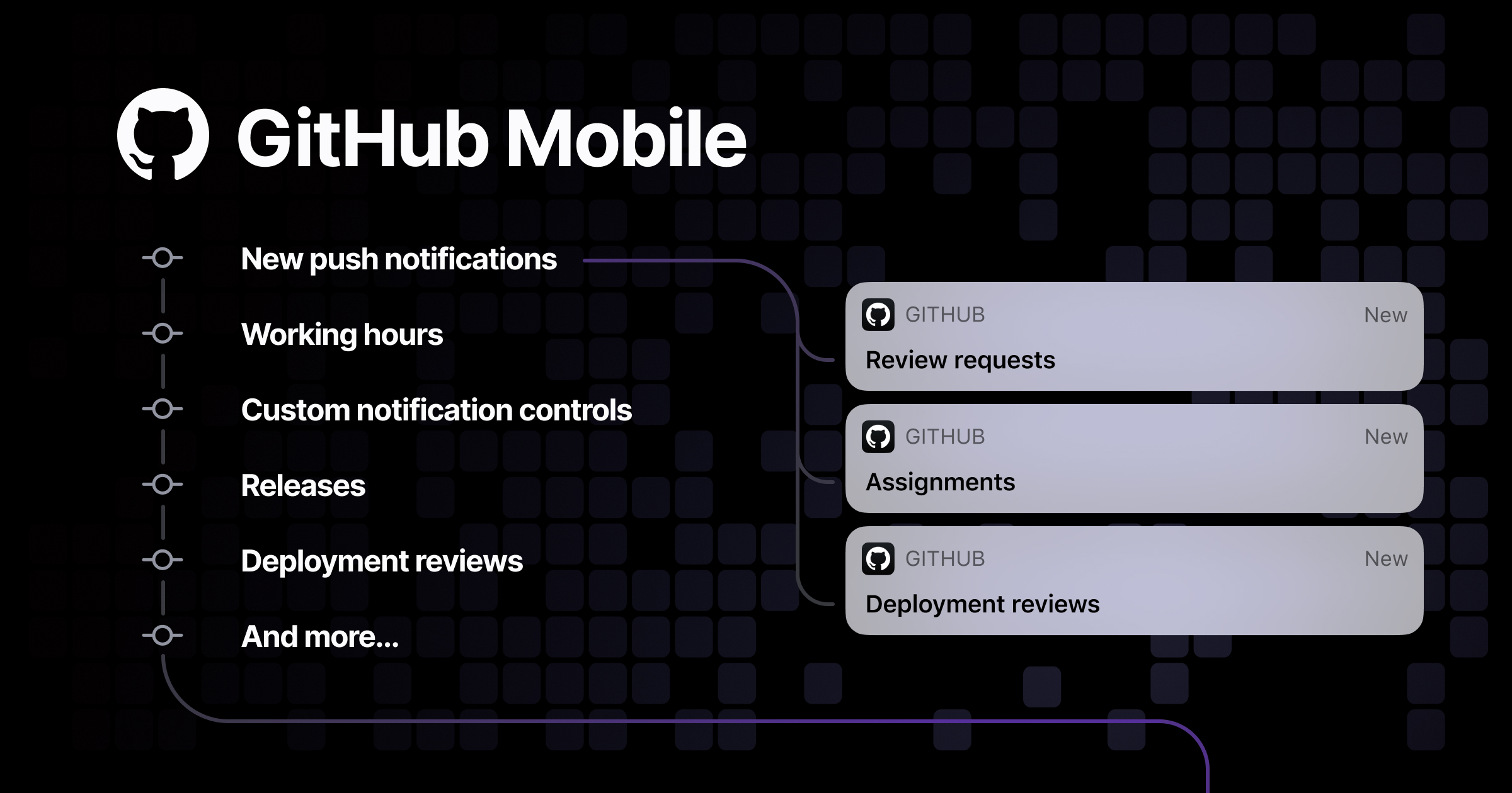 GitHub Mobileの新しいプッシュ通知、スケジュール、リリース、その他の機能をご紹介 - GitHubブログ