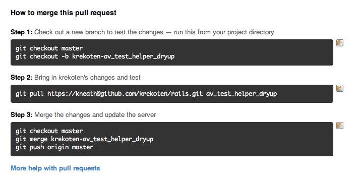 A little help for merging pull requests - The GitHub Blog