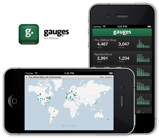 Gaug.es for iPhone - The GitHub Blog