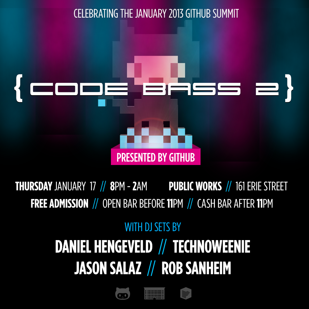 CODE BASS 2 – Thursday, January 17 - The GitHub Blog