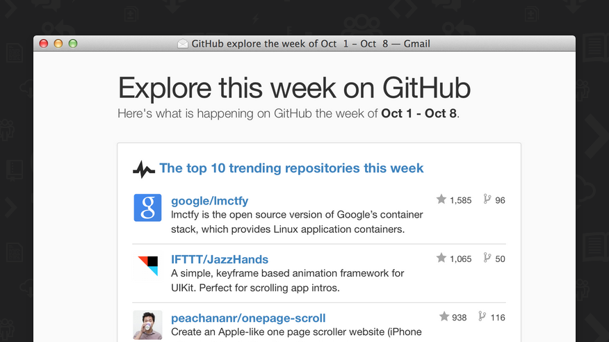 Subscribe to GitHub's Explore Email - The GitHub Blog
