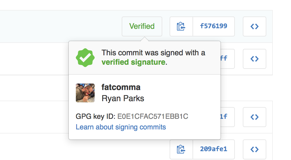 Gpg Signature Verification The Github Blog 4386