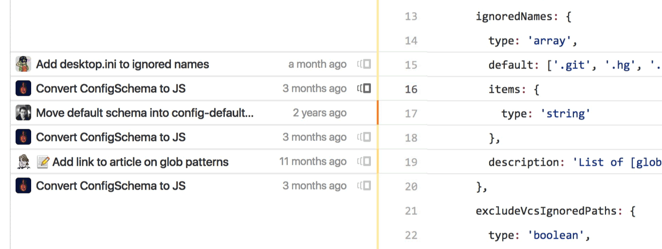 Navigate file history faster with improved blame view - The GitHub Blog