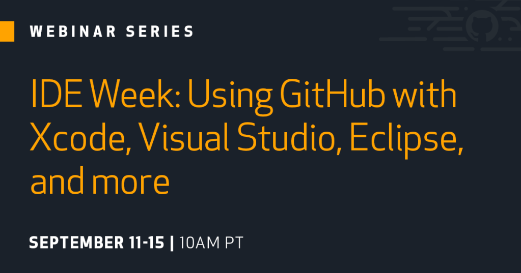 Learn how to use GitHub with your favorite IDE - The GitHub Blog