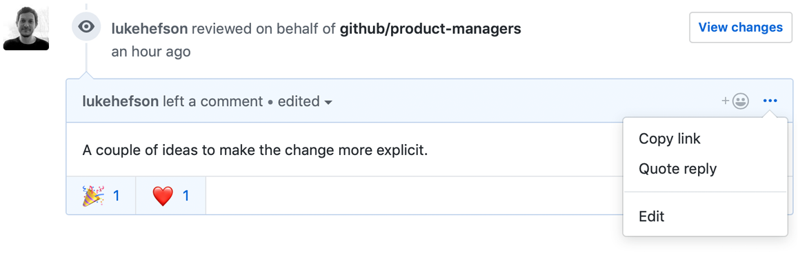 Improvements to pull request reviews - GitHub Changelog