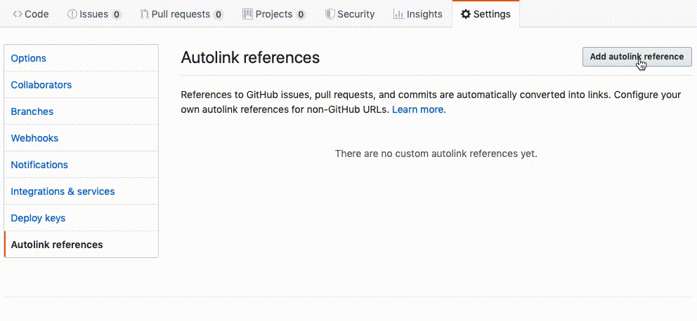Save Time Linking Resources With Autolink References The Github Blog