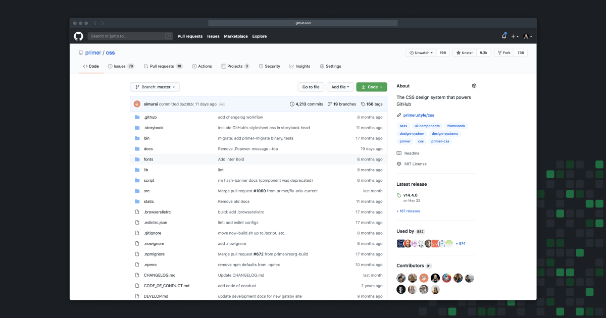 Design Updates To Repositories And Github Ui The Github Blog