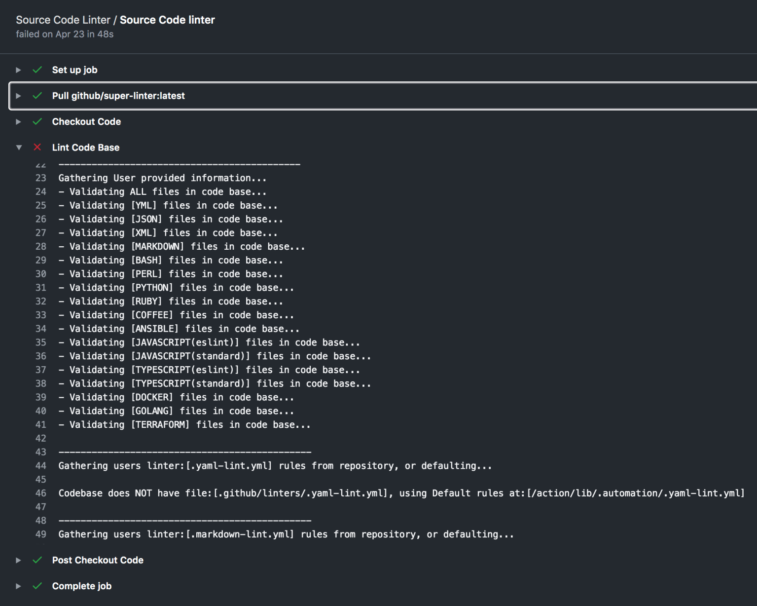 Introducing GitHub Super Linter: one linter to rule them all - The GitHub Blog