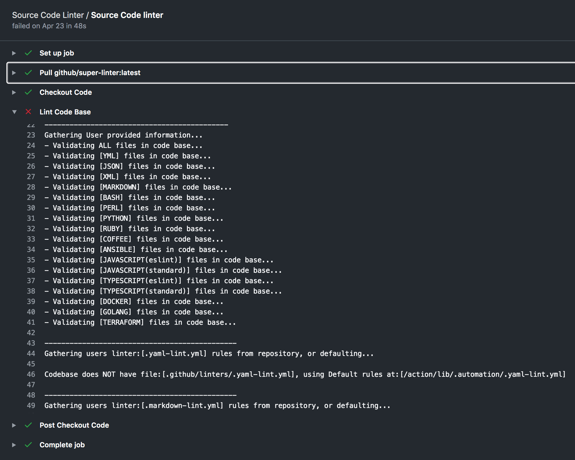 Introducing Github Super Linter One Linter To Rule Them All The Github Blog