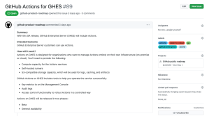 Announcing the GitHub public roadmap - The GitHub Blog