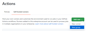 GitHub Actions: Enterprise runners and fine-grained access settings ...