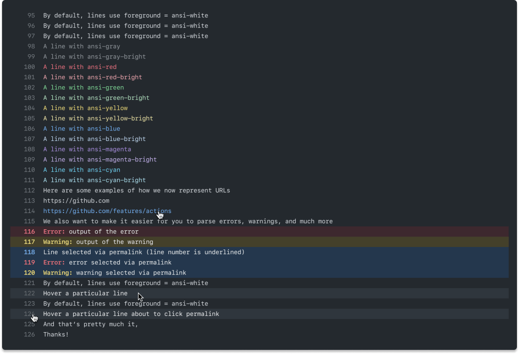 A better logs experience with GitHub Actions - The GitHub Blog