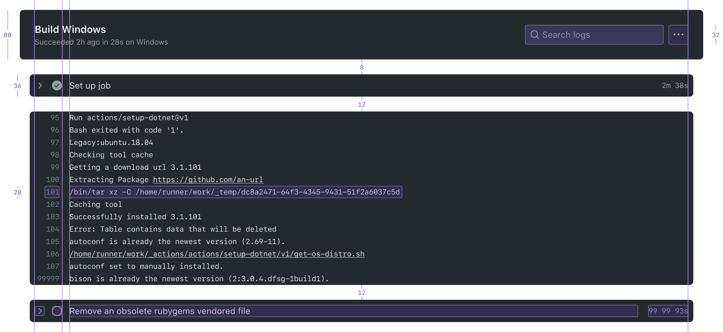 A better logs experience with GitHub Actions - The GitHub Blog