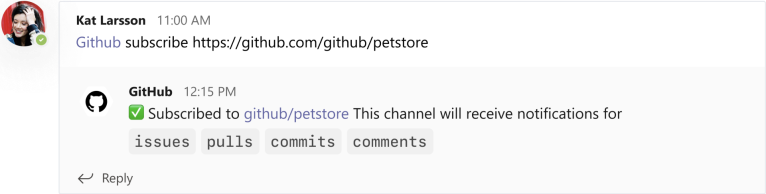 Announcing the GitHub integration with Microsoft Teams - The GitHub Blog