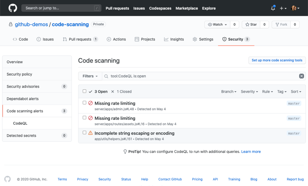 Code scanning is now available! - The GitHub Blog