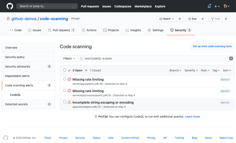 Code scanning is now available! - The GitHub Blog