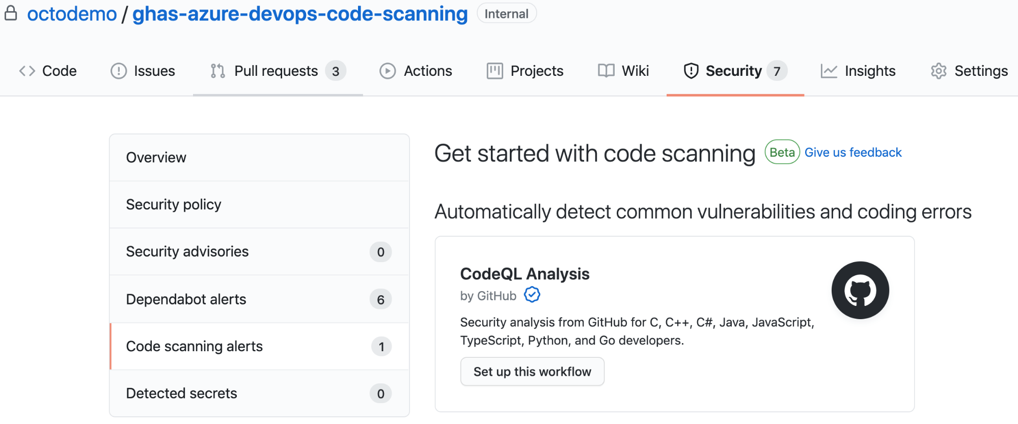 Code Scanning A Github Repository Using Github Advanced Security Within An Azure Devops Pipeline