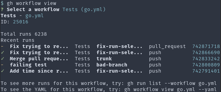 Work With Github Actions In Your Terminal With Github Cli The Github Blog
