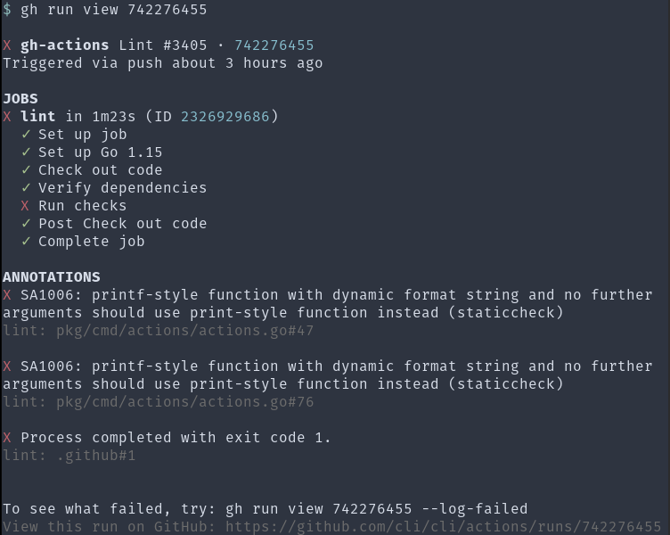 Work with GitHub Actions in your terminal with GitHub CLI - The GitHub Blog
