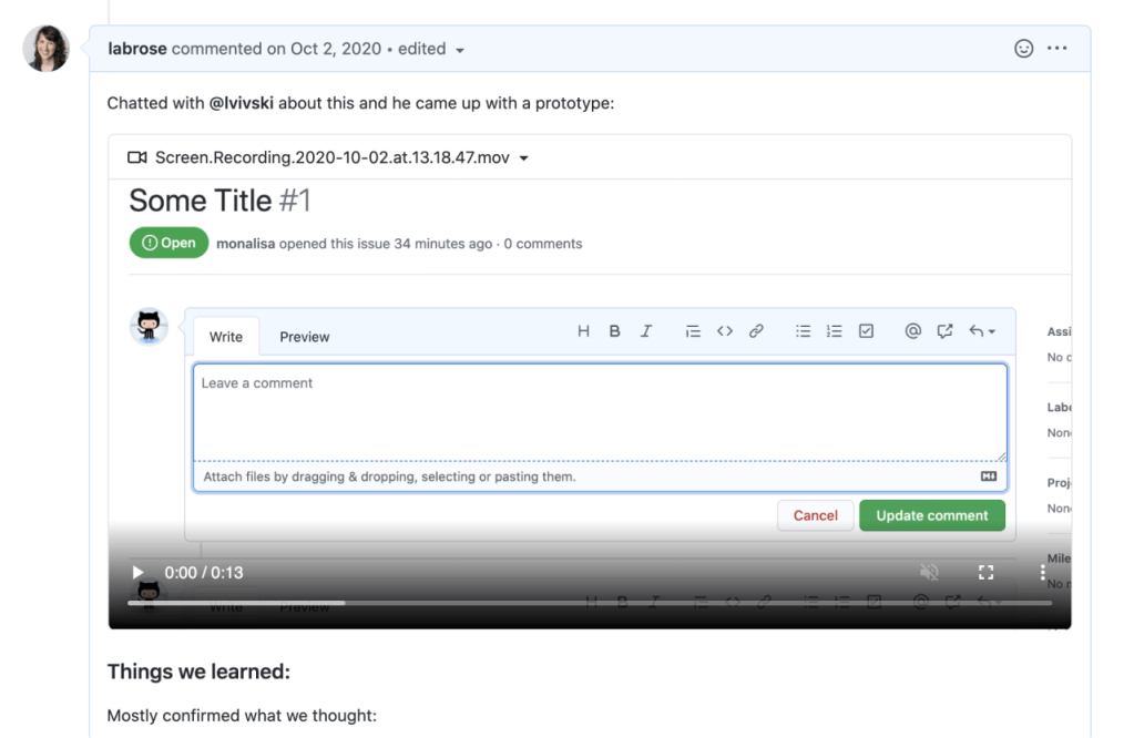 Video uploads now available across GitHub - The GitHub Blog