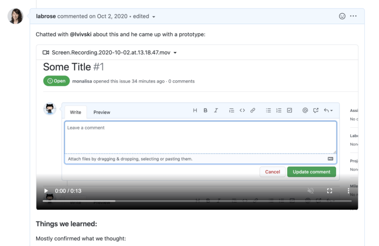 Video uploads now available across GitHub - The GitHub Blog