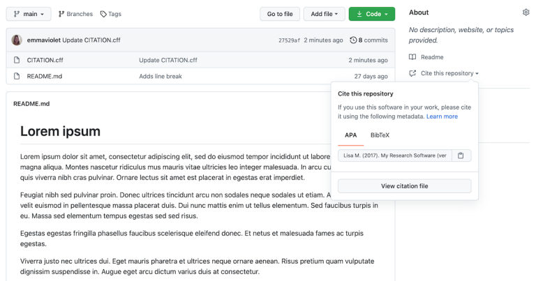 Enhanced support for citations on GitHub - The GitHub Blog