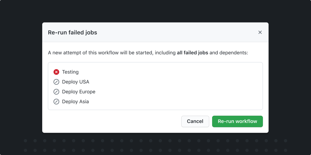 Save Time With Partial Re Runs In Github Actions The Github Blog 0818