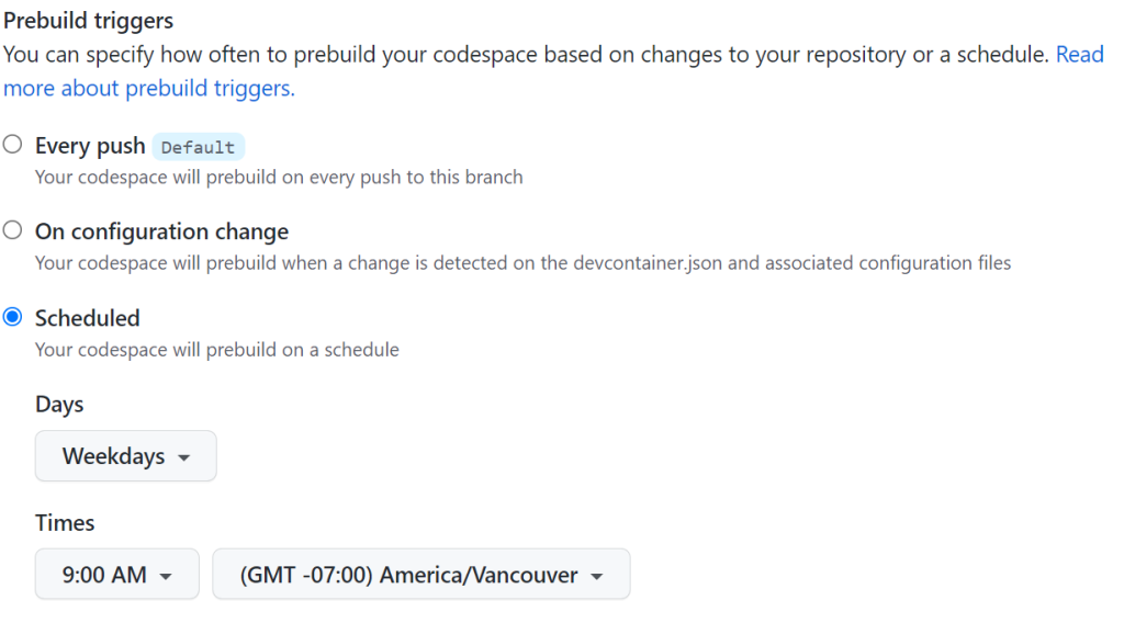 Prebuilding codespaces is generally available - The GitHub Blog