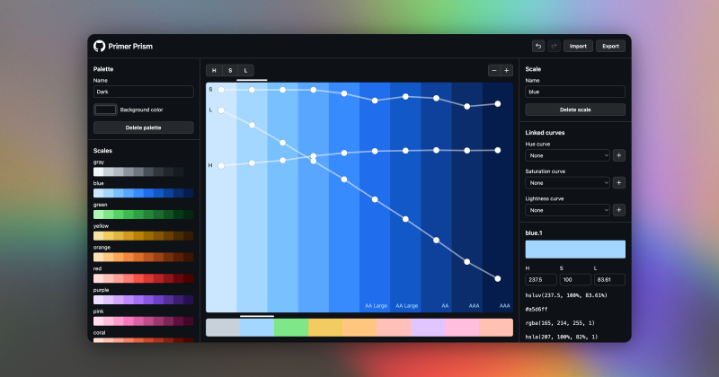 Accelerating Github Theme Creation With Color Tooling The Github Blog