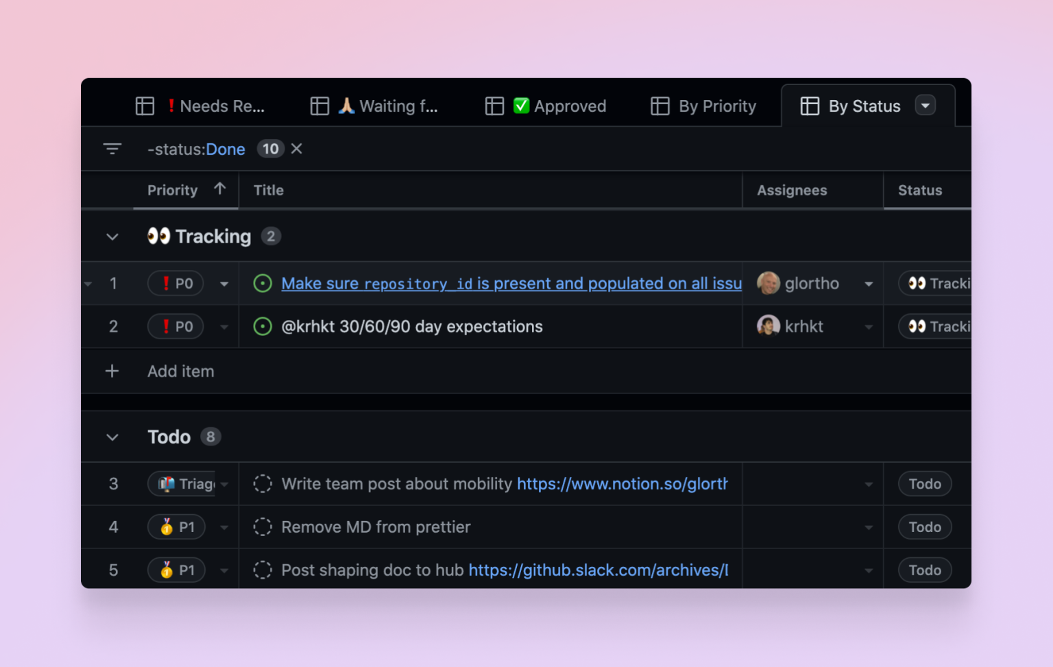 Tips & tricks for using GitHub Projects for personal productivity - The ...