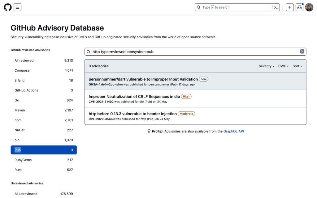 GitHub’s supply chain security features now support Dart - The GitHub Blog