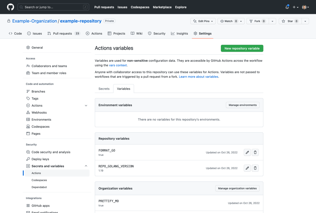Introducing Required Workflows And Configuration Variables To Github Actions The Github Blog