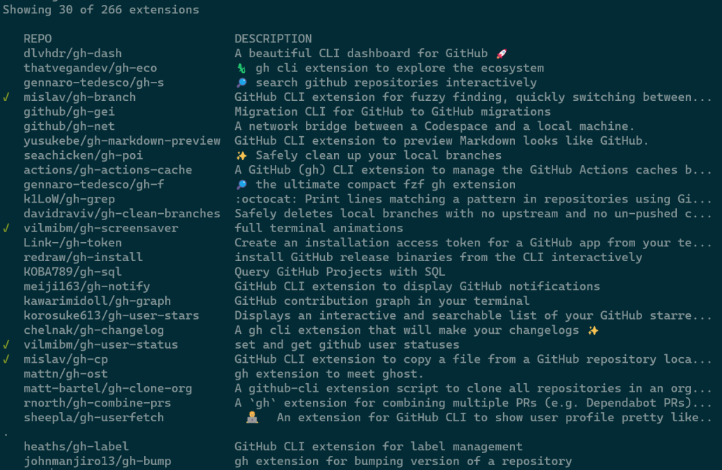 New GitHub CLI extension tools - The GitHub Blog