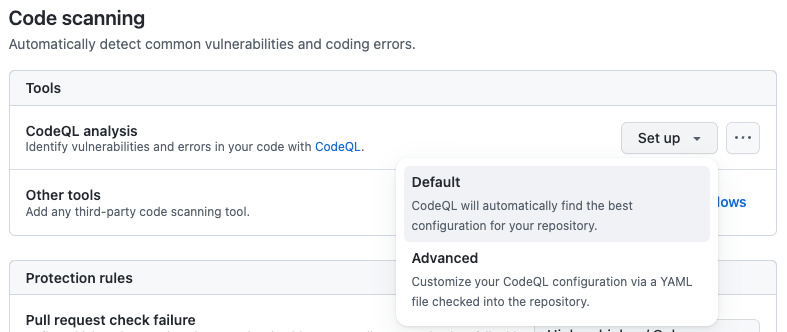 Default Setup A New Way To Enable Github Code Scanning The Github Blog 6842