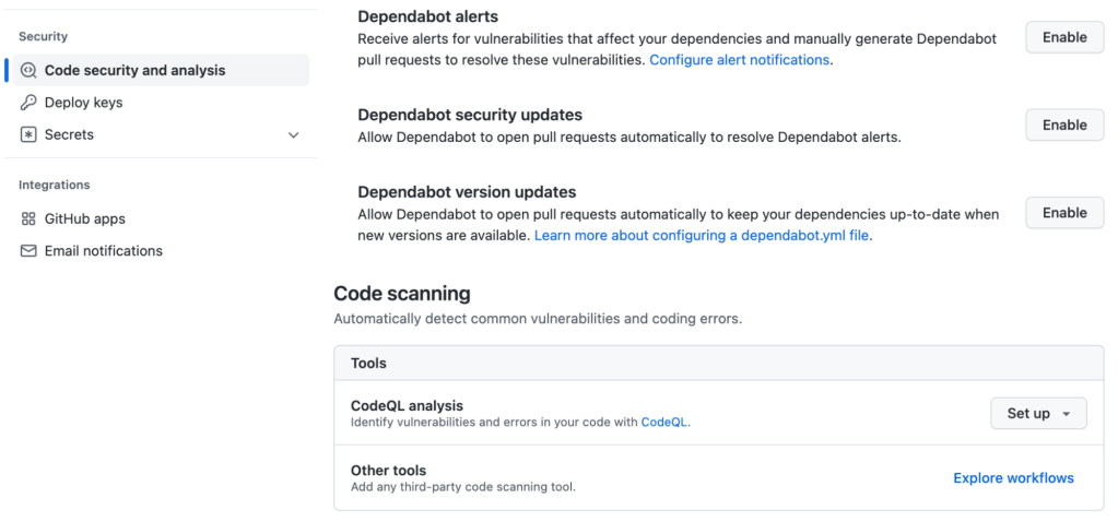 Default Setup A New Way To Enable Github Code Scanning The Github Blog