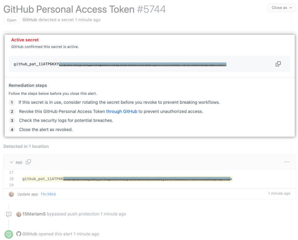 Remediation made simple: Introducing new validity checks for GitHub tokens - The GitHub Blog