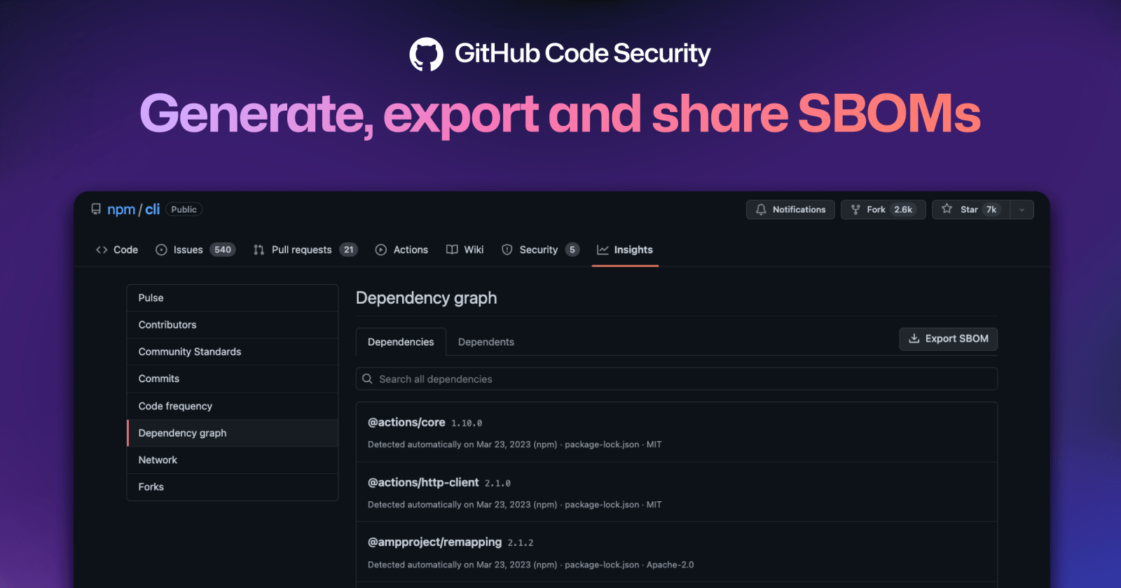 Introducing self-service SBOMs - The GitHub Blog