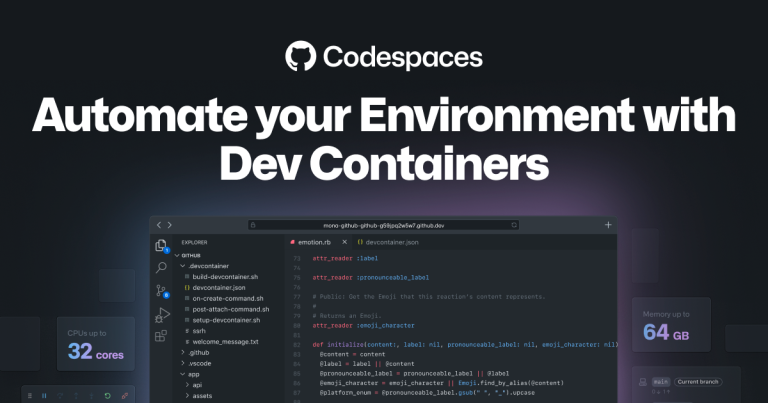 How to automate your dev environment with dev containers and GitHub Codespaces - The GitHub Blog