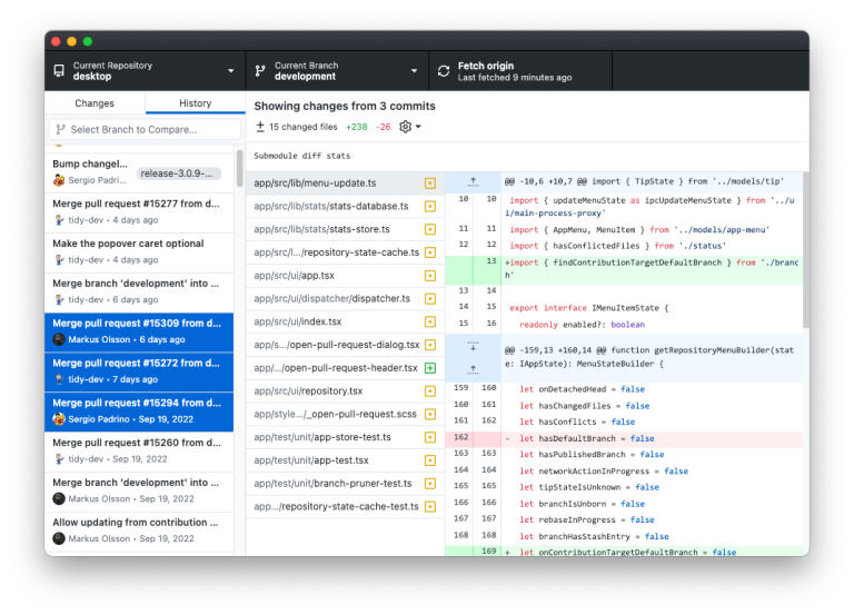 GitHub Desktop 3.2: Preview your pull request - The GitHub Blog