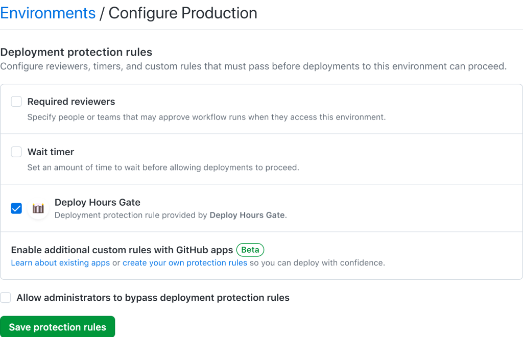 Announcing GitHub Actions Deployment Protection Rules, now in public beta - The GitHub Blog