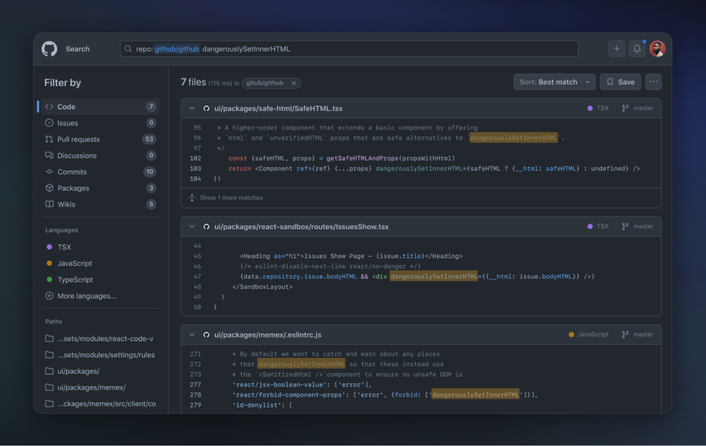 GitHub code search is generally available - The GitHub Blog