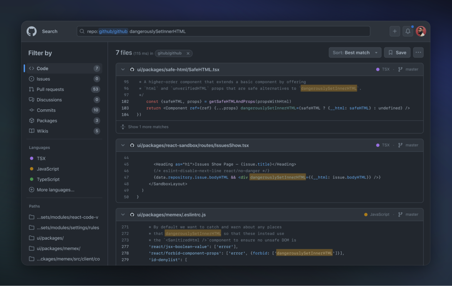 GitHub code search is generally available - The GitHub Blog