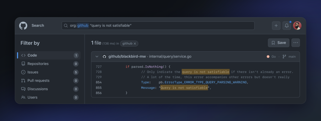 GitHub code search is generally available - The GitHub Blog