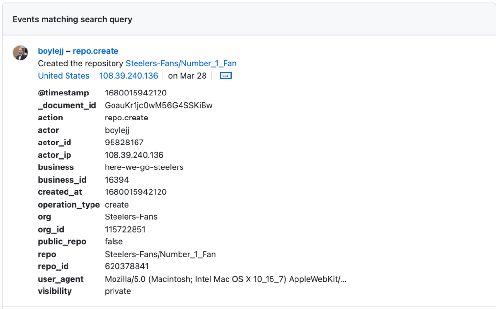 New expandable event payload view is generally available in all audit ...