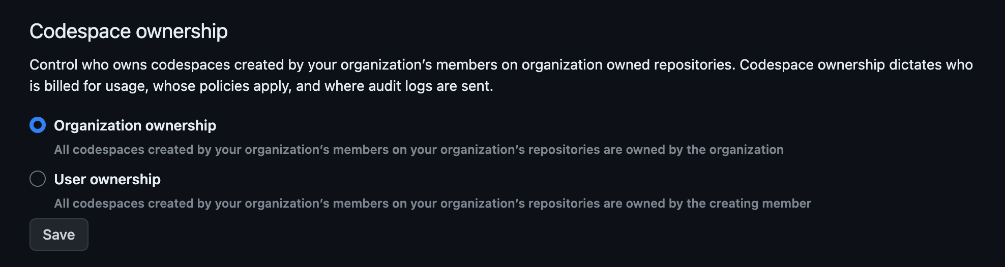 Codespaces Access And Ownership Settings The Github Blog 