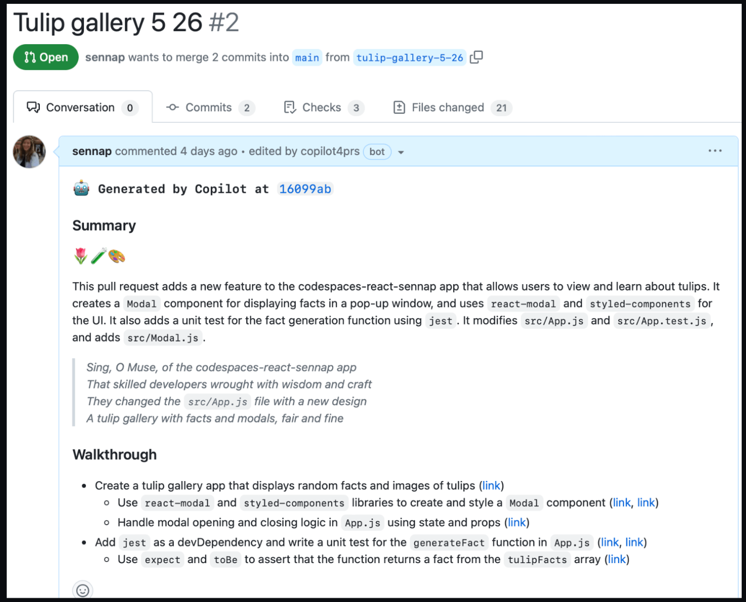 How I Used Github Copilot Chat To Build A Reactjs Gallery Prototype The Github Blog
