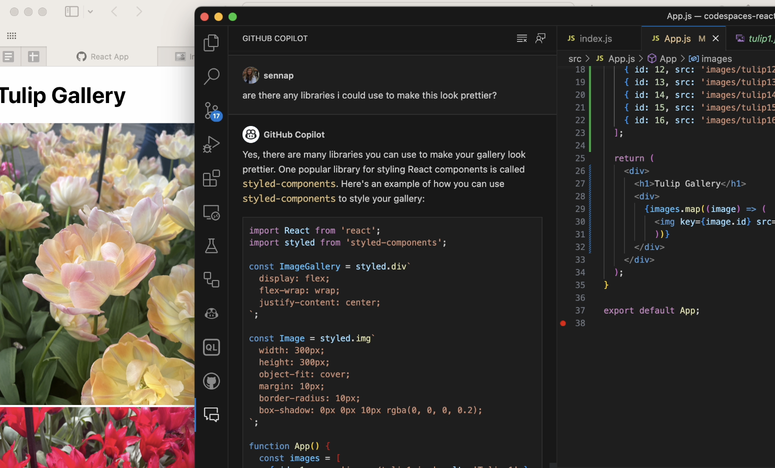 How I Used Github Copilot Chat To Build A Reactjs Gallery Prototype 6850