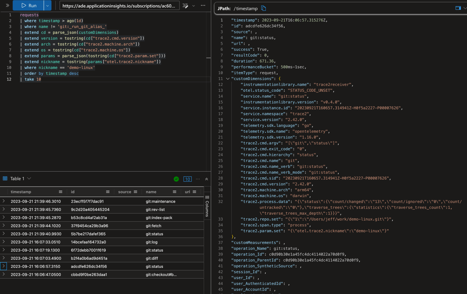Measuring Git performance with OpenTelemetry - The GitHub Blog