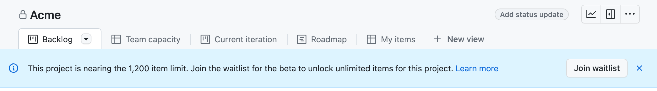 GitHub Issues & Projects – Increased Project Item Limits Private Beta ... GitHub Issues & Projects – Increased Project Item Limits Private Beta ...