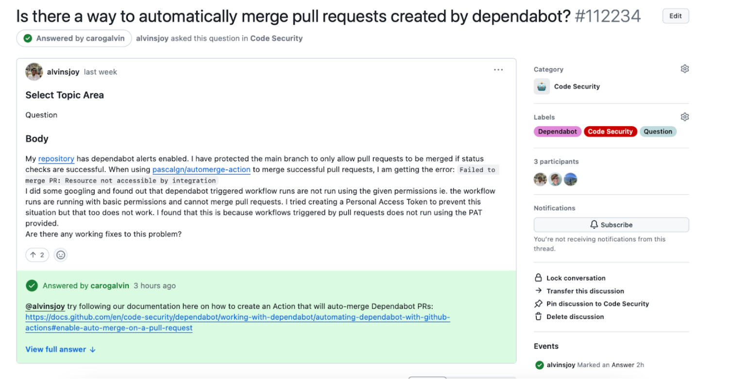 Create a home for your community with GitHub Discussions - The GitHub Blog